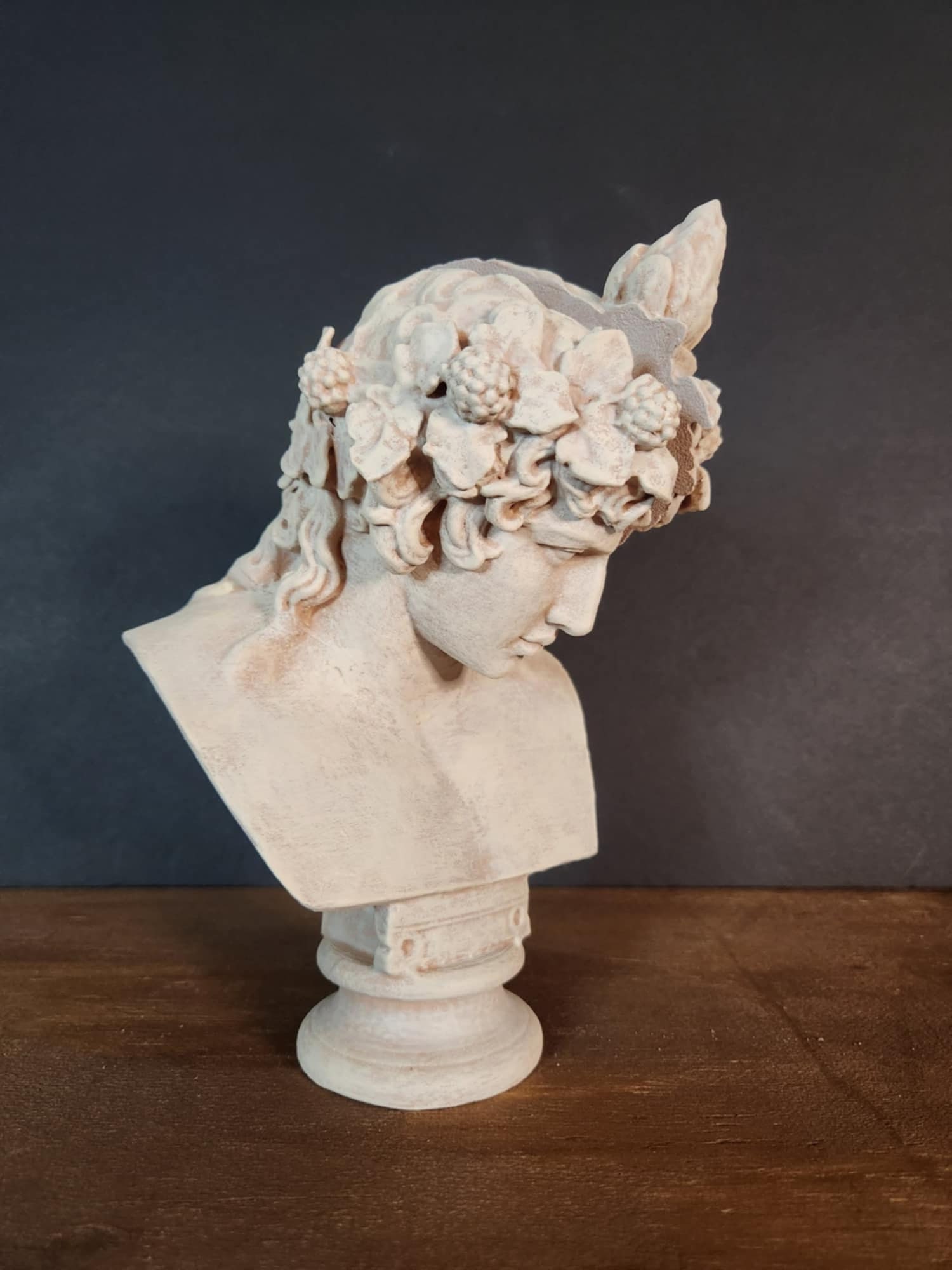 Dionysus Exposed Skull Bust - Etsy