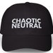 Chaotic Neutral Alignment D&D Cap, Gift for Geeks, Gamers, TTRPG Fans ...