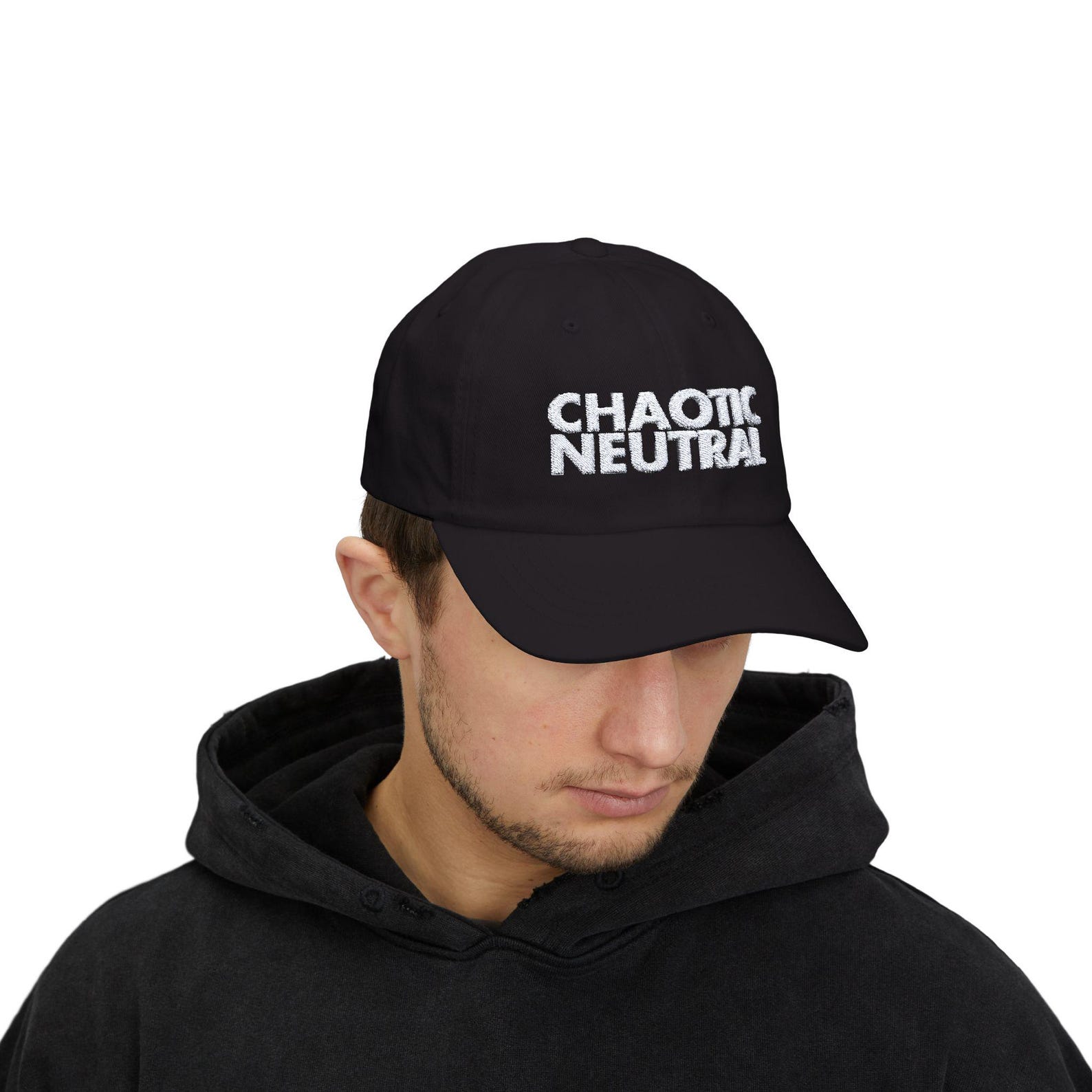 Chaotic Neutral Alignment D&D Cap, Gift for Geeks, Gamers, TTRPG Fans ...