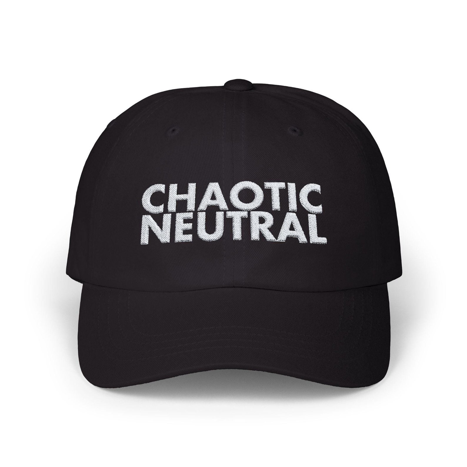 Chaotic Neutral Alignment D&D Cap, Gift for Geeks, Gamers, TTRPG Fans ...