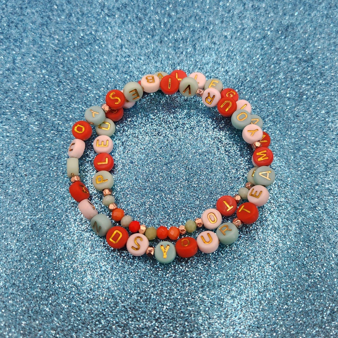 Pledge Allegiance to Your Hands...vibes, Pair of Stretchy Friendship ...