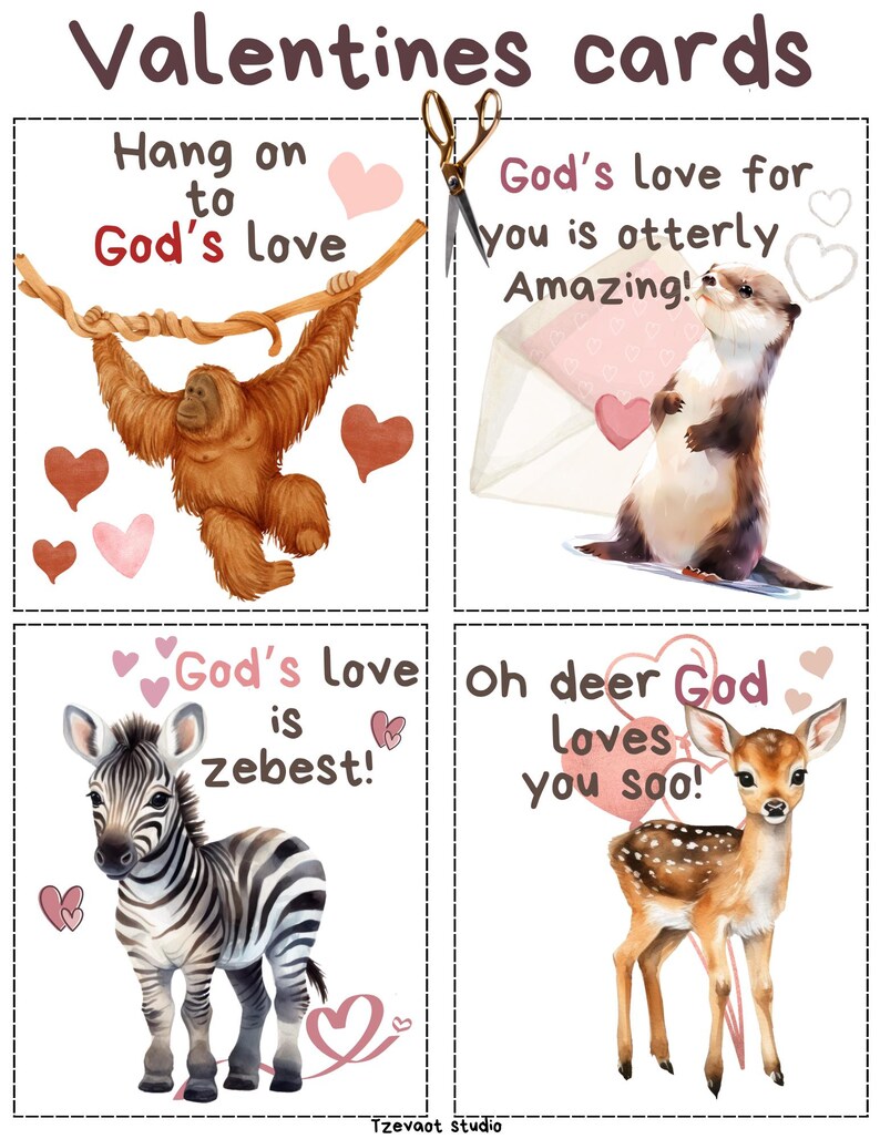 Christian Valentines Day Cards | Seasonal Printables | God Loves You ...