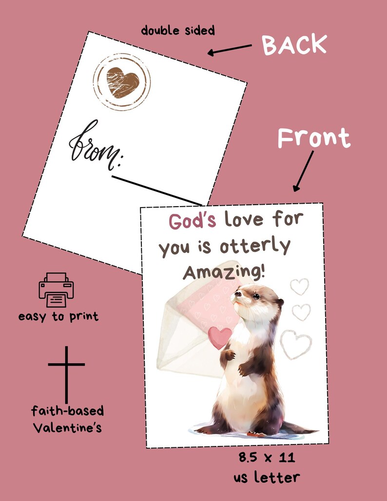 Christian Valentines Day Cards | Seasonal Printables | God Loves You ...