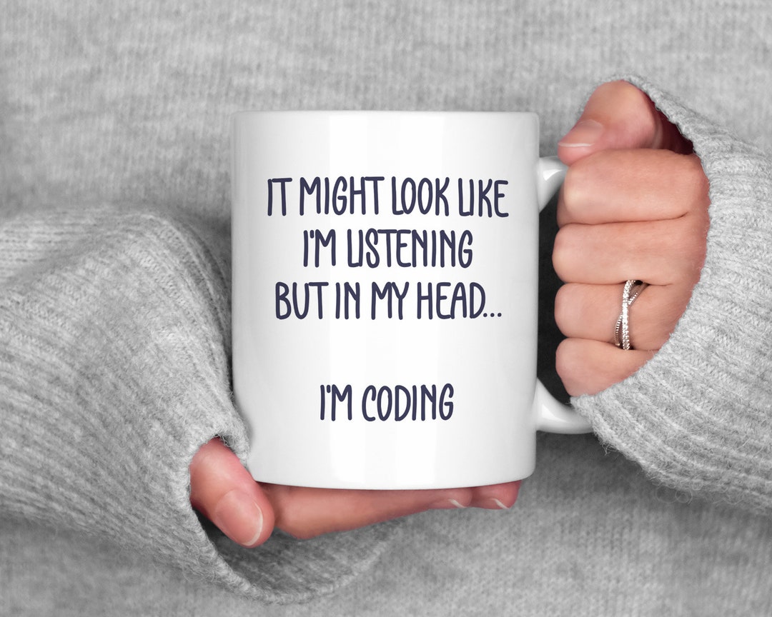 Coding Coffee Mug Programmer Gifts, Geek Coffee Cup, Tech Lover Present ...