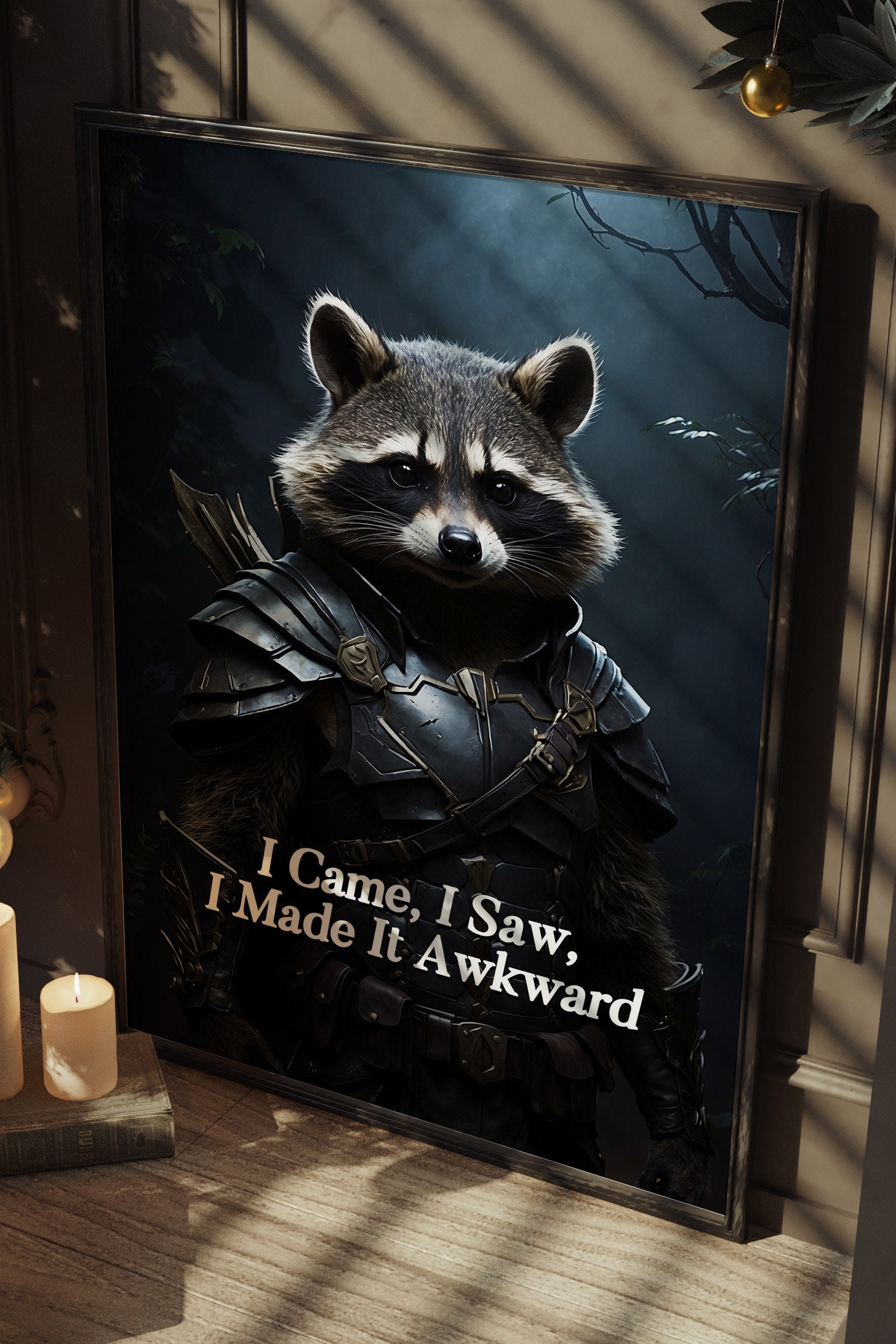 I Came, I Saw, I Made It Awkward Poster, Social Humor, Quirky Quote ...