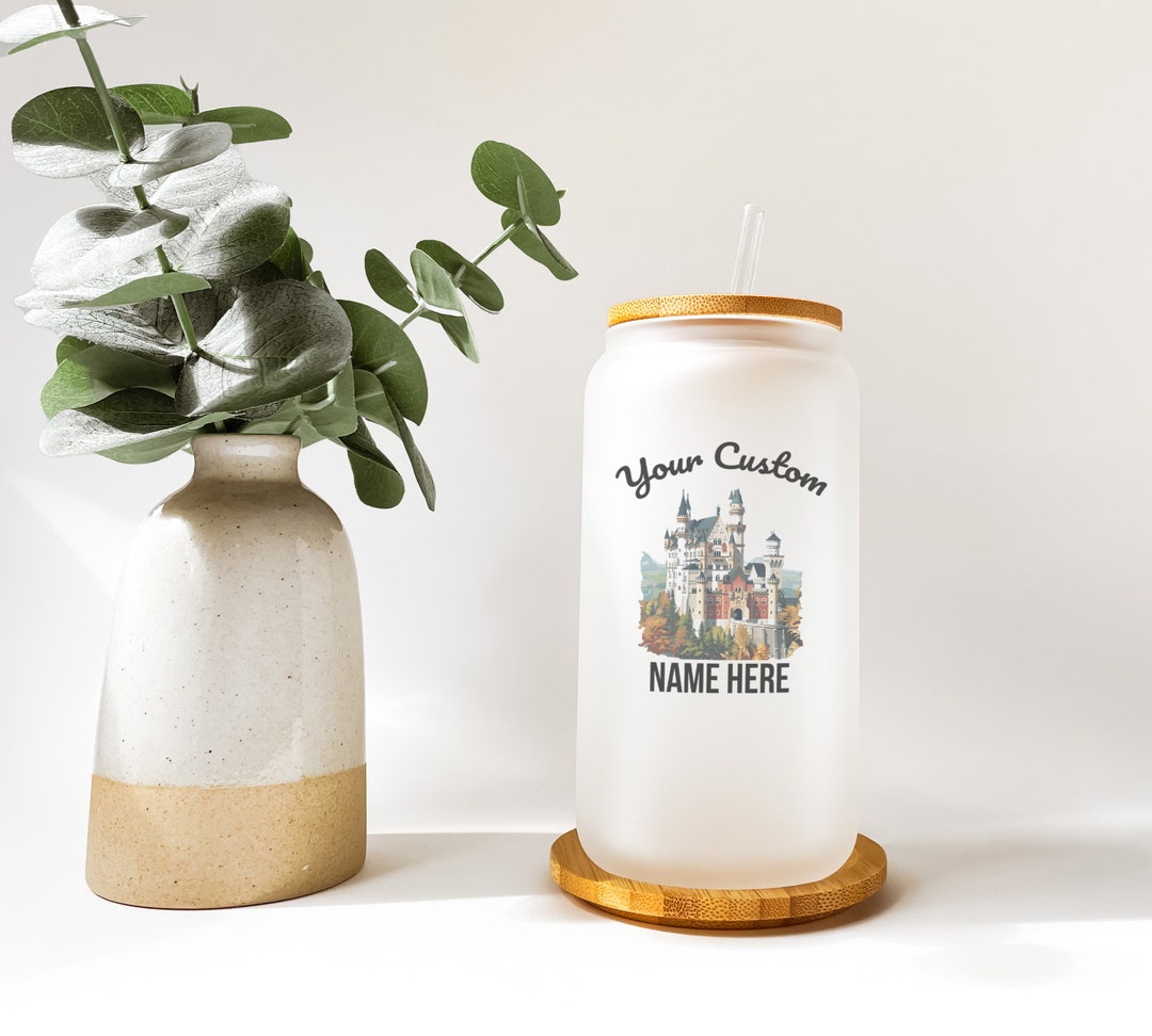 Neuschwanstein Castle Glass Tumbler, Glass Cup, Scenic Glassware ...