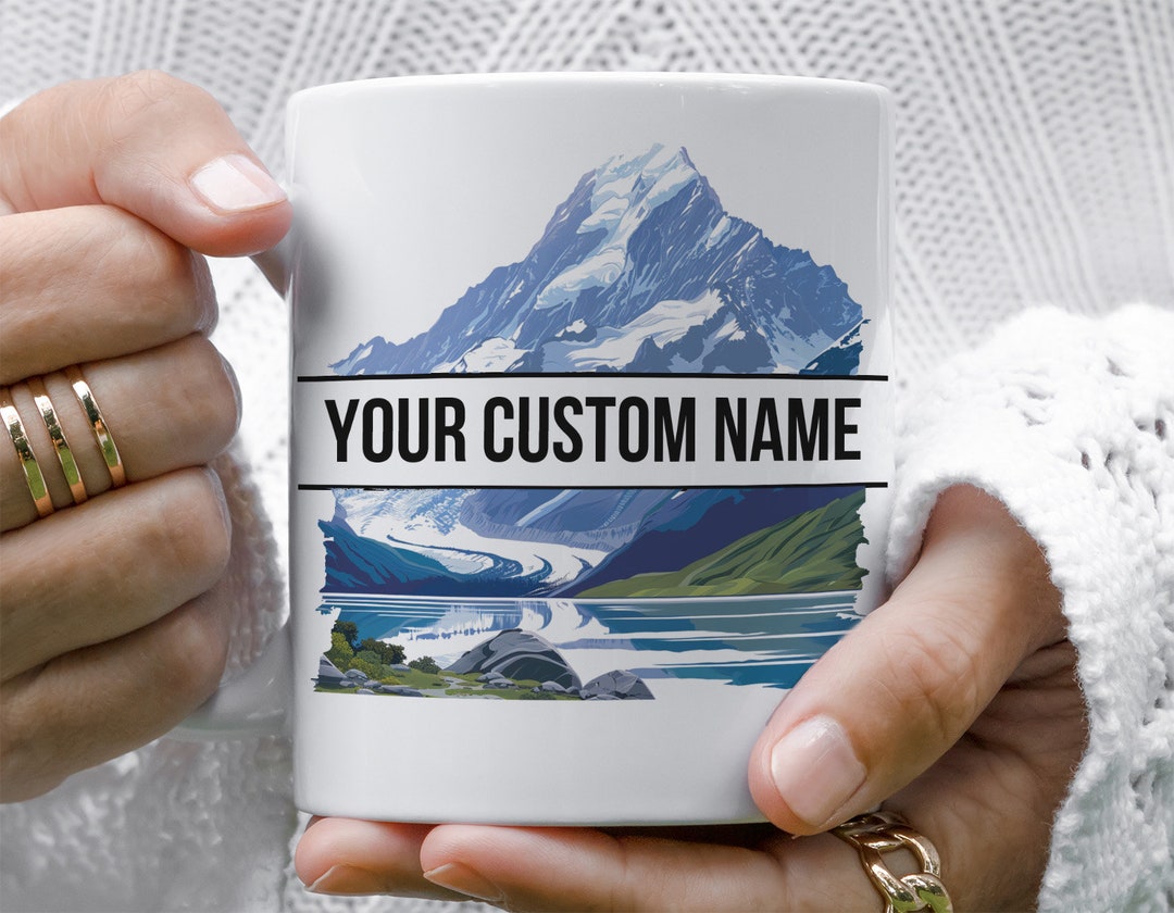 Mount Cook Coffee Mug, New Zealand Souvenir, Ceramic Mug, Unique Gift ...