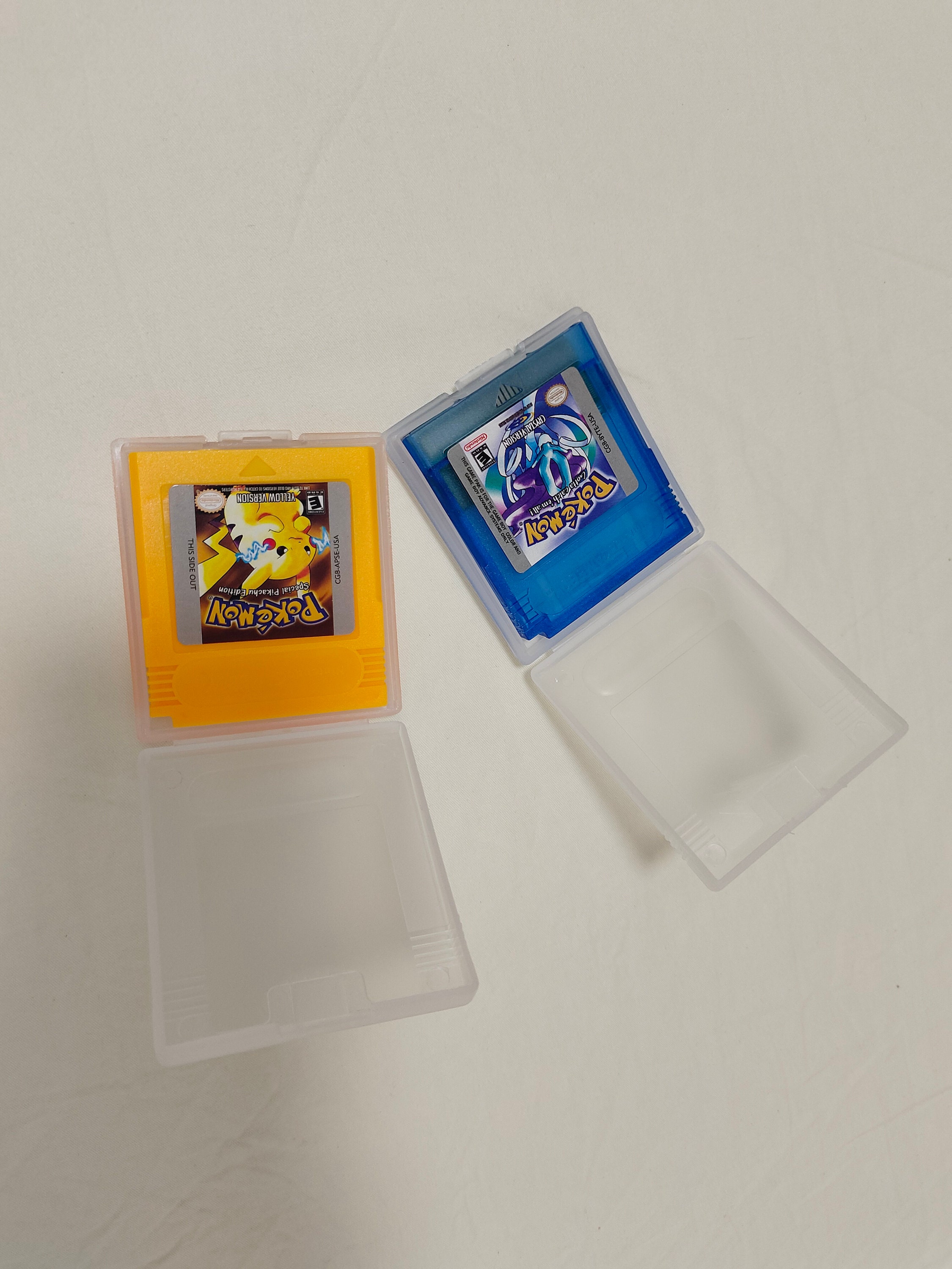 Pokemon GBC Red Blue Green Yellow Gold Silver Crystal Versions - Etsy