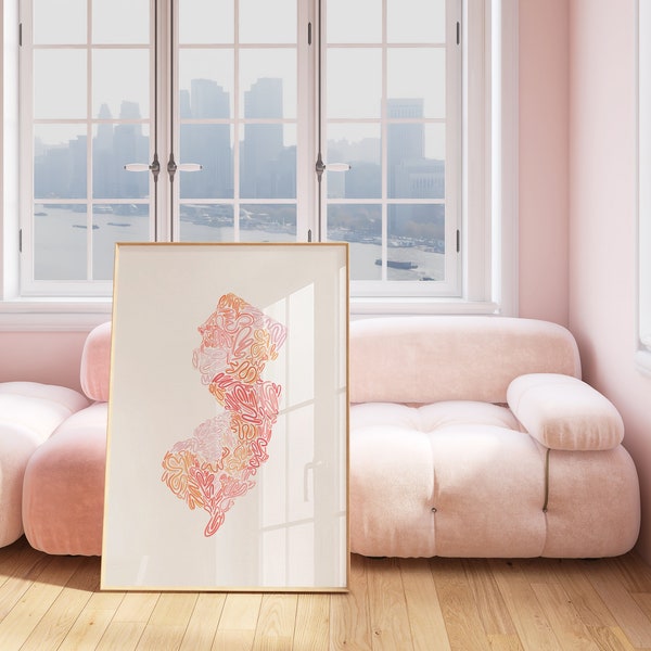 Bookshelf Digital Maps - Etsy