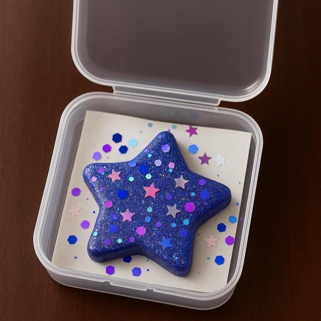 Diamond Painting Putty Star - Glittery Blue, Sticky Wax Alternative - Etsy
