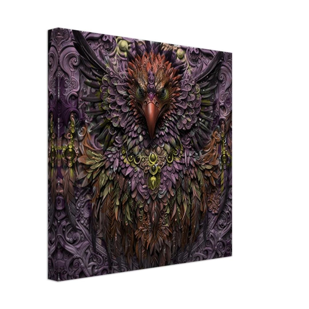 Stunning Jeweled Phoenix Canvas Art - Digital Hand-painted Portrait ...