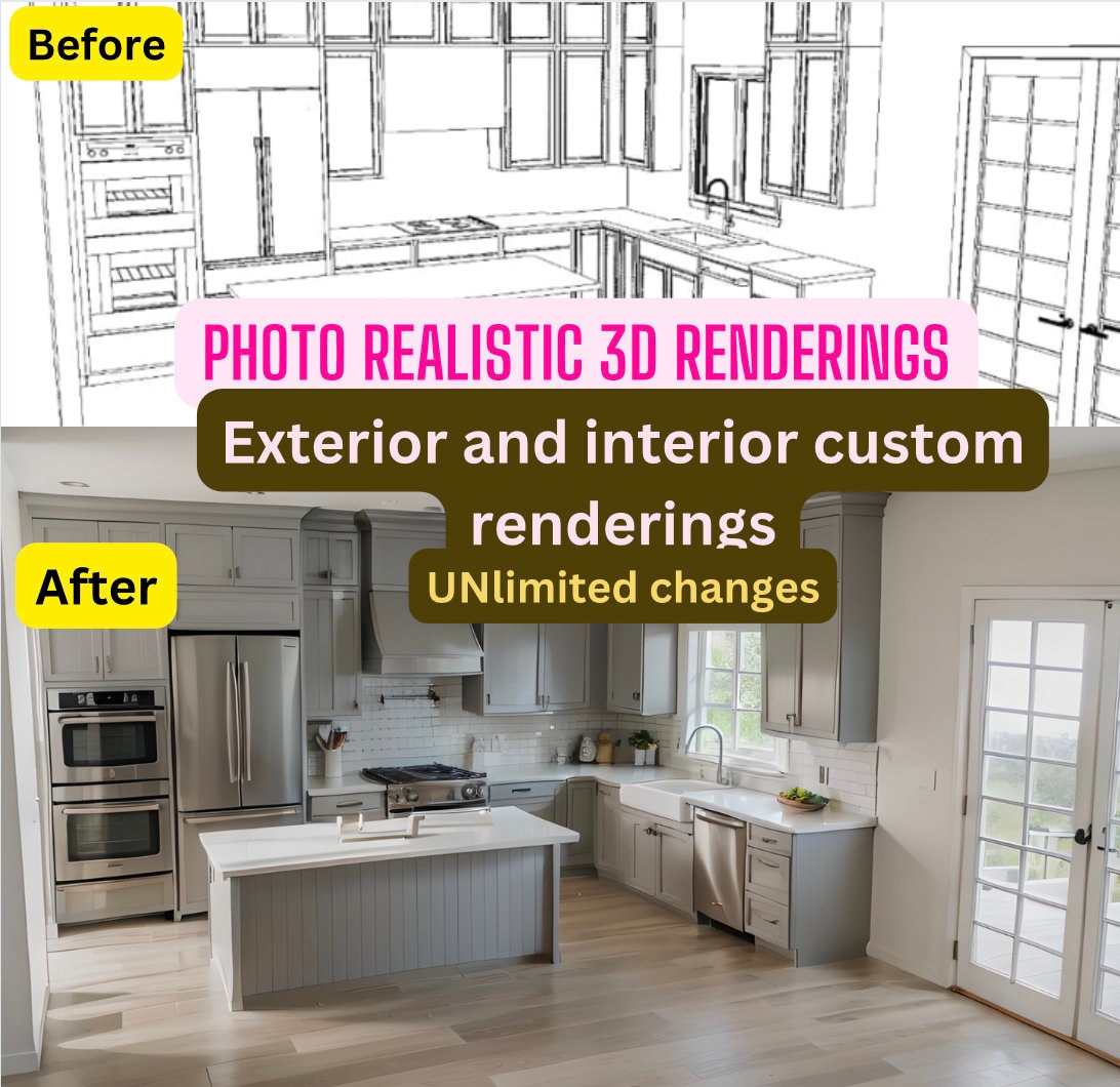 Realistic 3D Home Rendering: Interior & Exterior Visualization ...