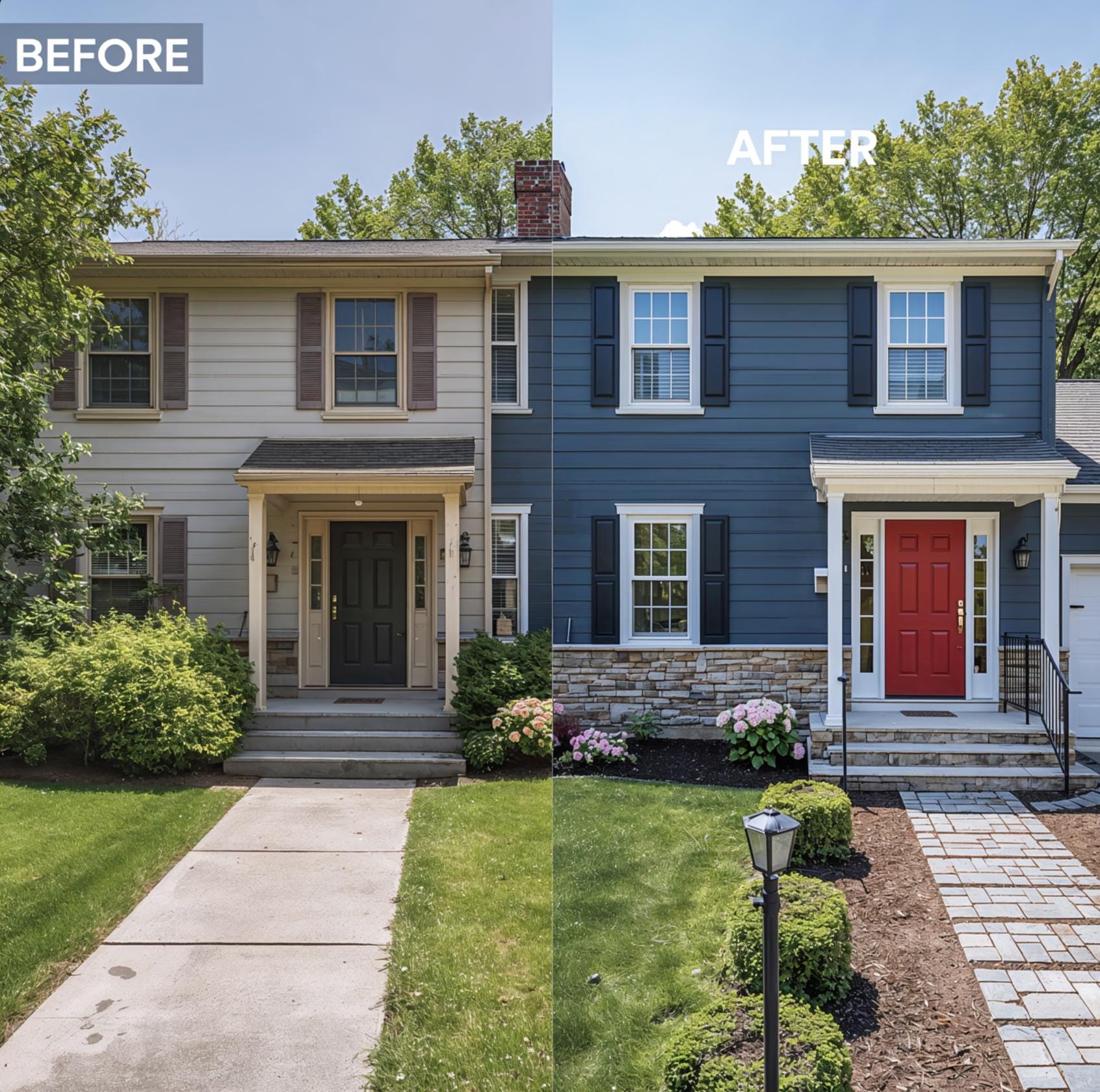 Exterior Home Design Visualization: Custom 3D Rendering Curb Appeal - Etsy