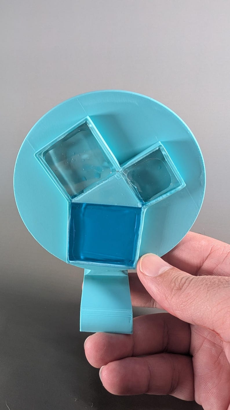 Pythagorean Theorem Proof Wheel (with Water) Smaller Version! - Etsy