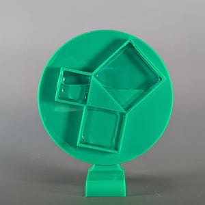 Pythagorean Theorem Proof Wheel (with Water) Smaller Version! - Etsy