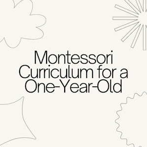 Montessori Curriculum for One-year-olds | Digital Download - Etsy