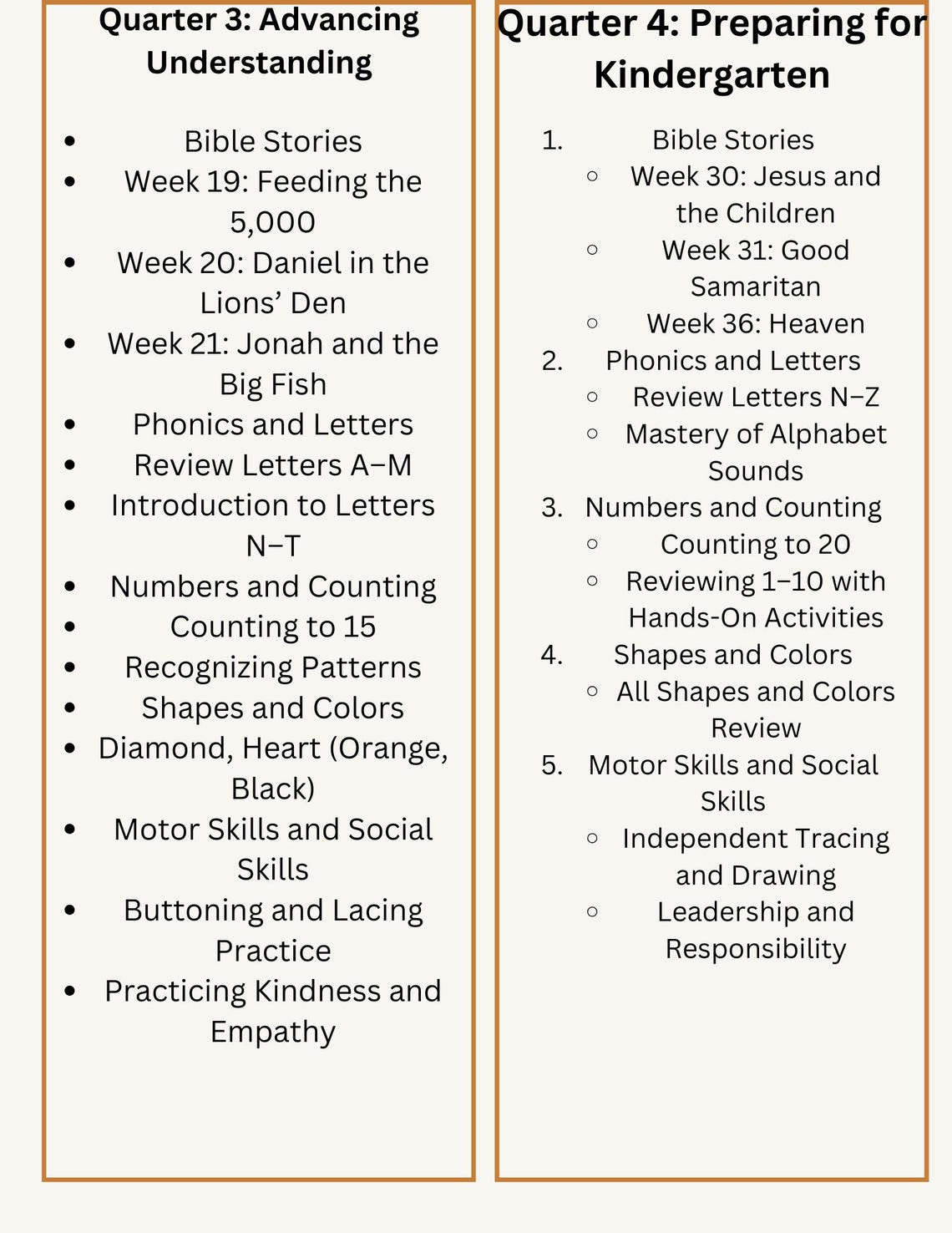 PK3 Abeka-style Curriculum | Year-long Preschool Learning Program ...