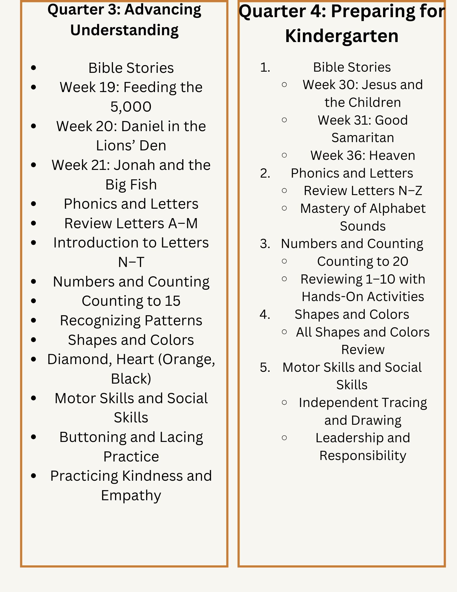 PK3 Abeka-style Curriculum | Year-long Preschool Learning Program ...