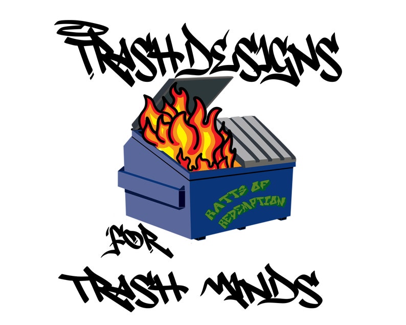 Trash Designs Dumpster Fire - Etsy