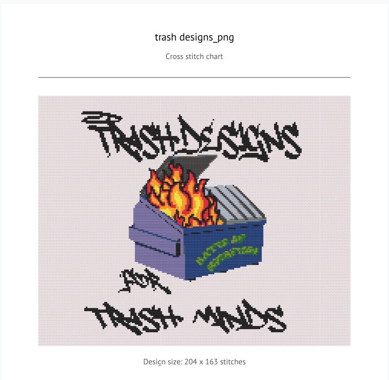 Trash Designs Dumpster Fire - Etsy
