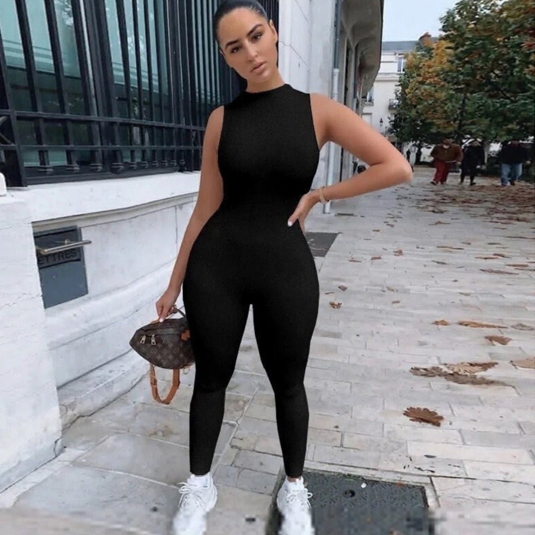 Women's Bodycon Jumpsuit - Etsy