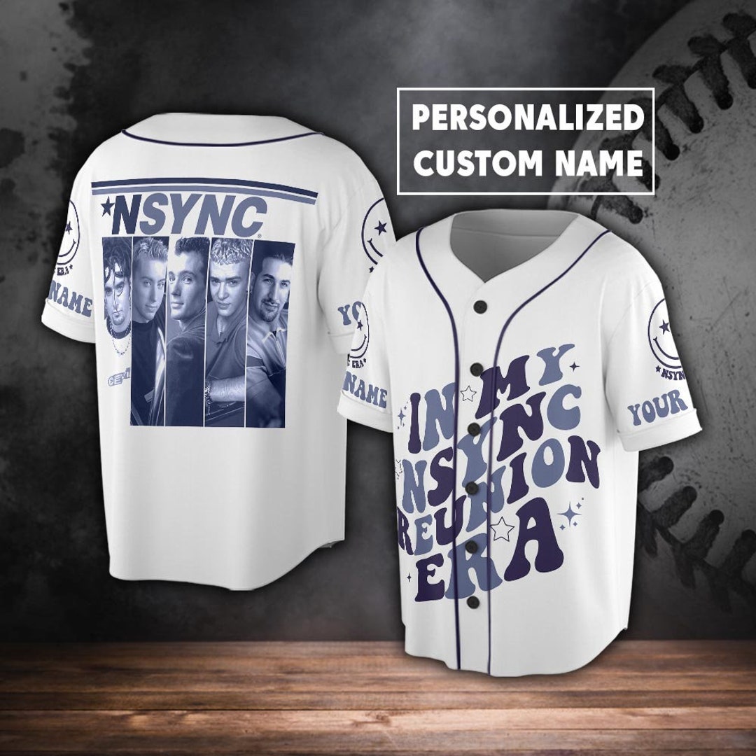 Custom Name in My Nsync Reunion Era Music Baseball Jersey - Etsy