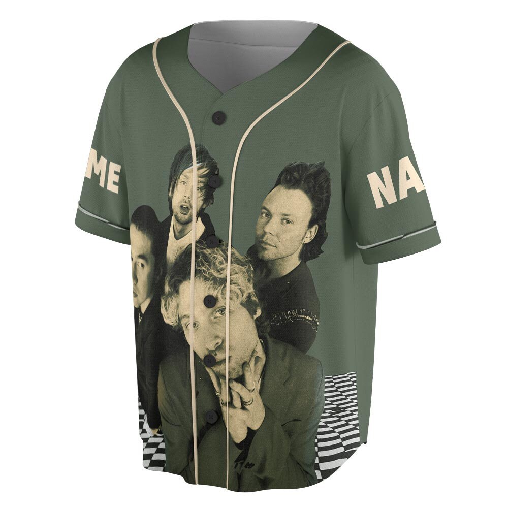 Custom Name 5 Seconds of Summer Baseball Jersey, 5S0S Tour Shirt sold ...