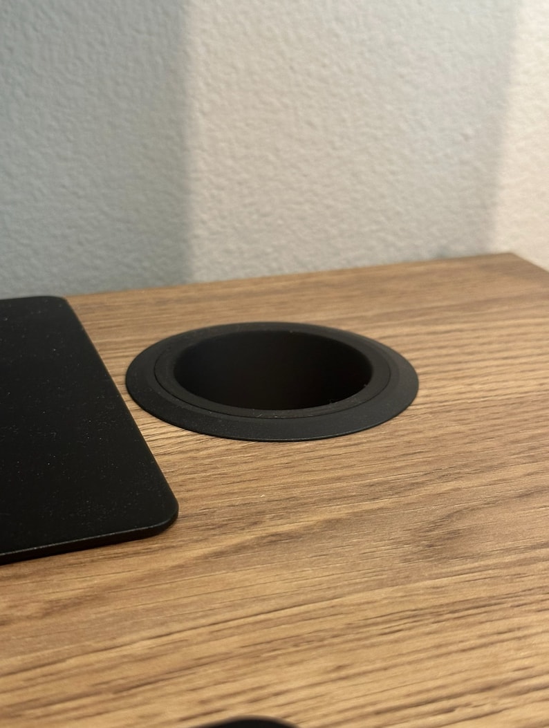 Desk Grommet Pencil Holder Desk Grommet Insert 3D Printed Storage Cup ...