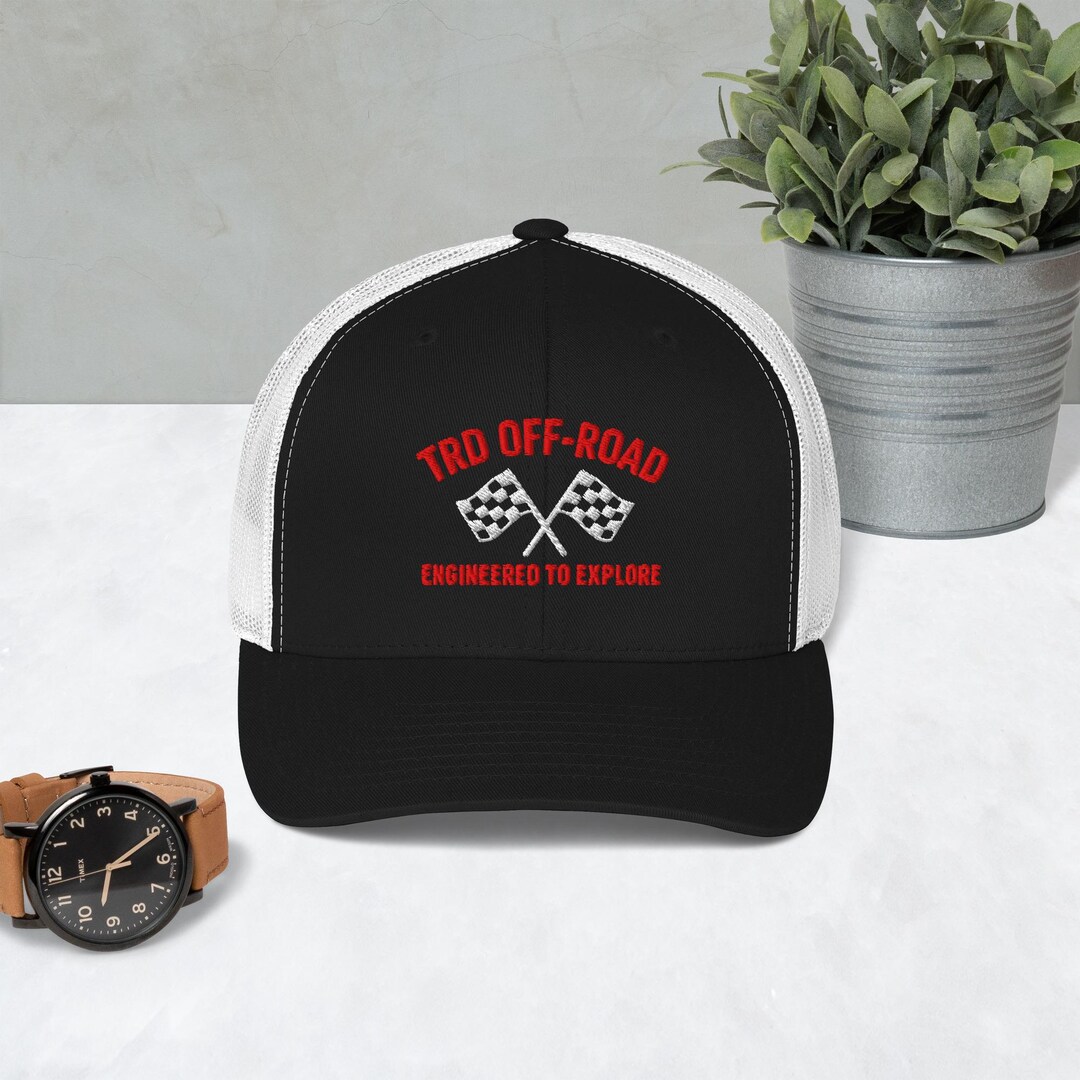 TRD Off-road Trucker Hat | Conquer Terrain Embroidered Hat | Yupoong ...