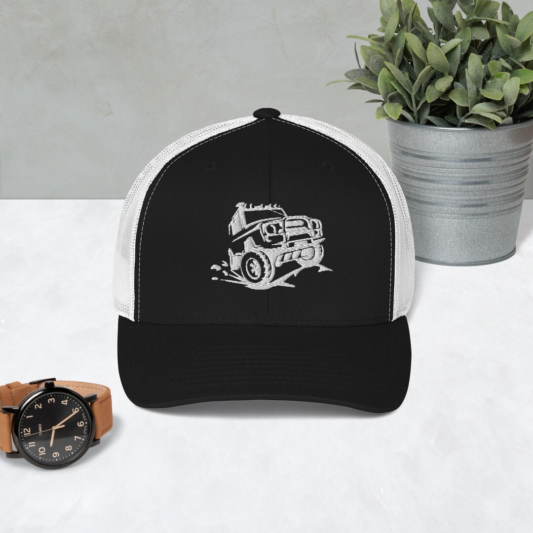 Overland 4x4 Trucker Hat | Off-road Adventure Cap | Embroidered ...