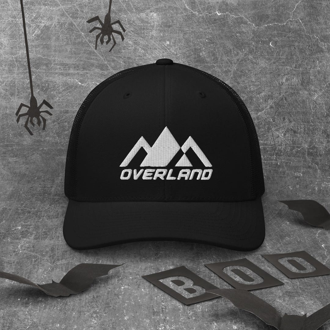 Overland Adventure Hat | 4x4 Off-road Cap | Embroidered Overlanding ...