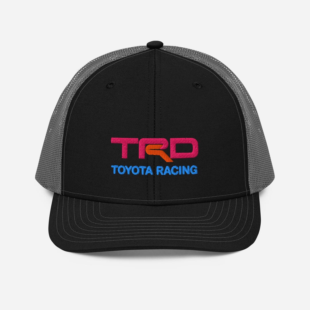 TRD Toyota Racing Trucker Hat – Embroidered Richardson 112 Cap, Off ...