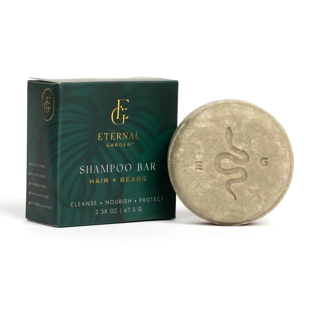 Plastic Free Shampoo Bar for Hair and Beard Growth, Eco Friendly, Hand ...