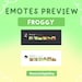Froggy Emote Pack (6) ｜ Twitch Discord Emotes/badges｜streaming Emote ...