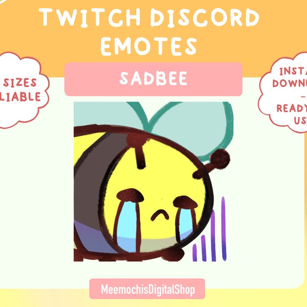 Twitch Bee Emote - Etsy