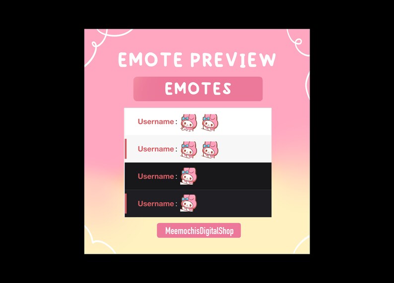 ANIMATED Bunny Bongo Cat Emote｜twitch Discord Badges｜cute Kitty Cheeky ...