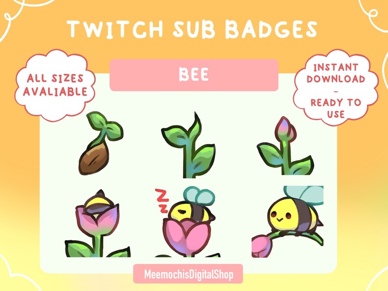 ULTIMATE Bee Twitch Package︳complete Bumble Overlays Emote Panels ...