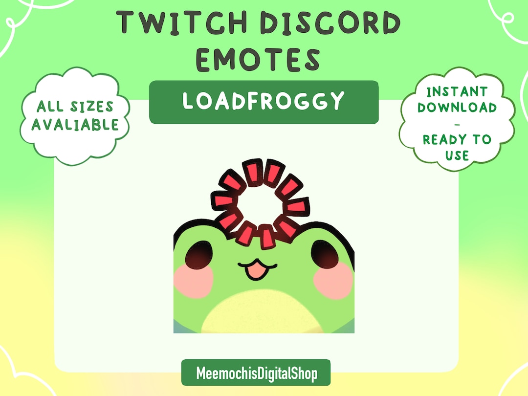 Loading Froggy Individual Emote ｜ Twitch Discord Emotes/badges ...