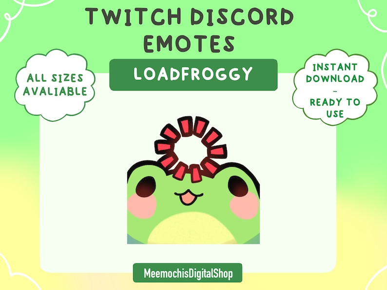Loading Froggy Individual Emote ｜ Twitch Discord Emotes/badges ...