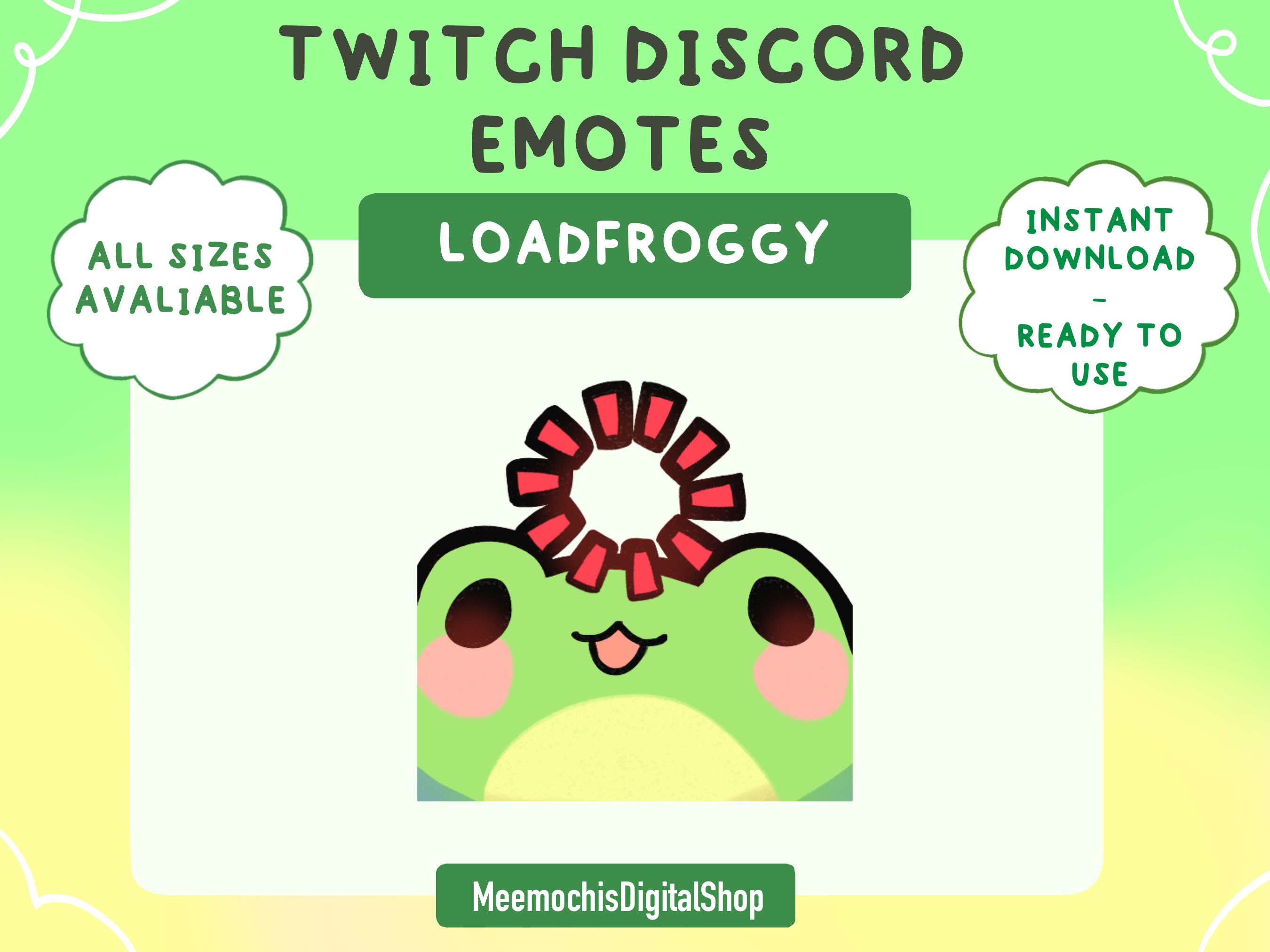 Loading Froggy Individual Emote ｜ Twitch Discord Emotes/badges ...