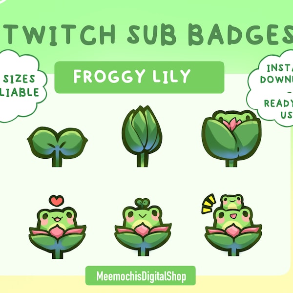 Lily Twitch Emote - Etsy