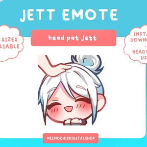 Jett Head Pat Emote (1)｜ Valorant Twitch Discord Emotes｜streaming ...