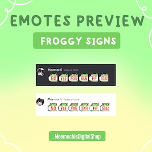 Frog Emote Pack (24) ｜ Twitch Discord Badges｜streaming Emote Cute ...