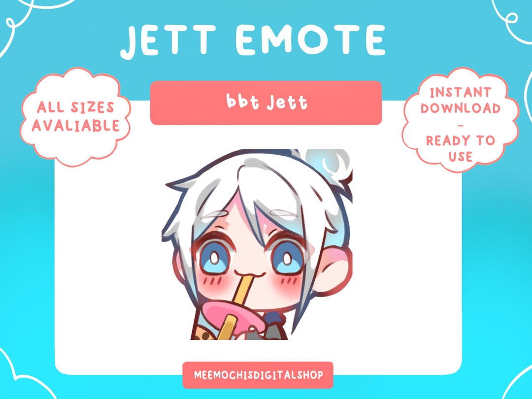 Jett Bbt Emote (1)｜ Valorant Twitch Discord Emotes｜streaming Youtube ...