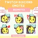 Bee Emote Pack III (6)｜beemotes Twitch Discord Badges｜question Mark Hi ...
