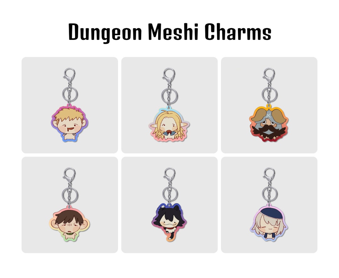 Dungeon Meshi Charms Laios Marcille Chilchuck Senshi Izutsumi Falin Delicious in Dungeon - Etsy