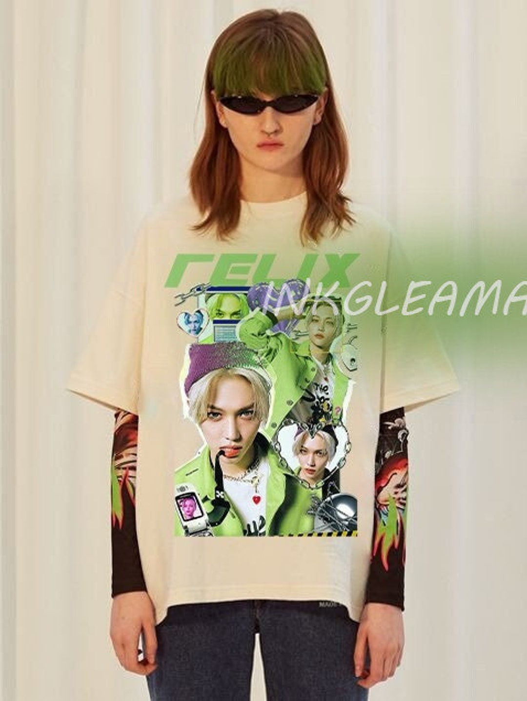 Stray Kids Felix Retro Bootleg T-shirt Stray Kids Felix - Etsy