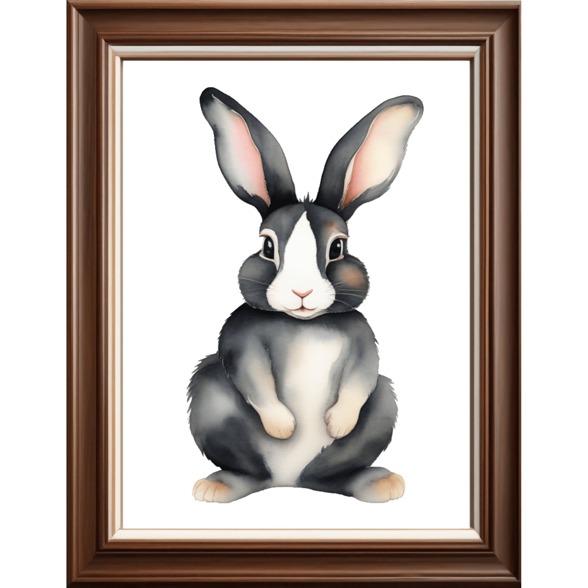 Bunny Wall Art, Rabbit Wall Art, Bunny Rabbit Print, Printable Wall ...