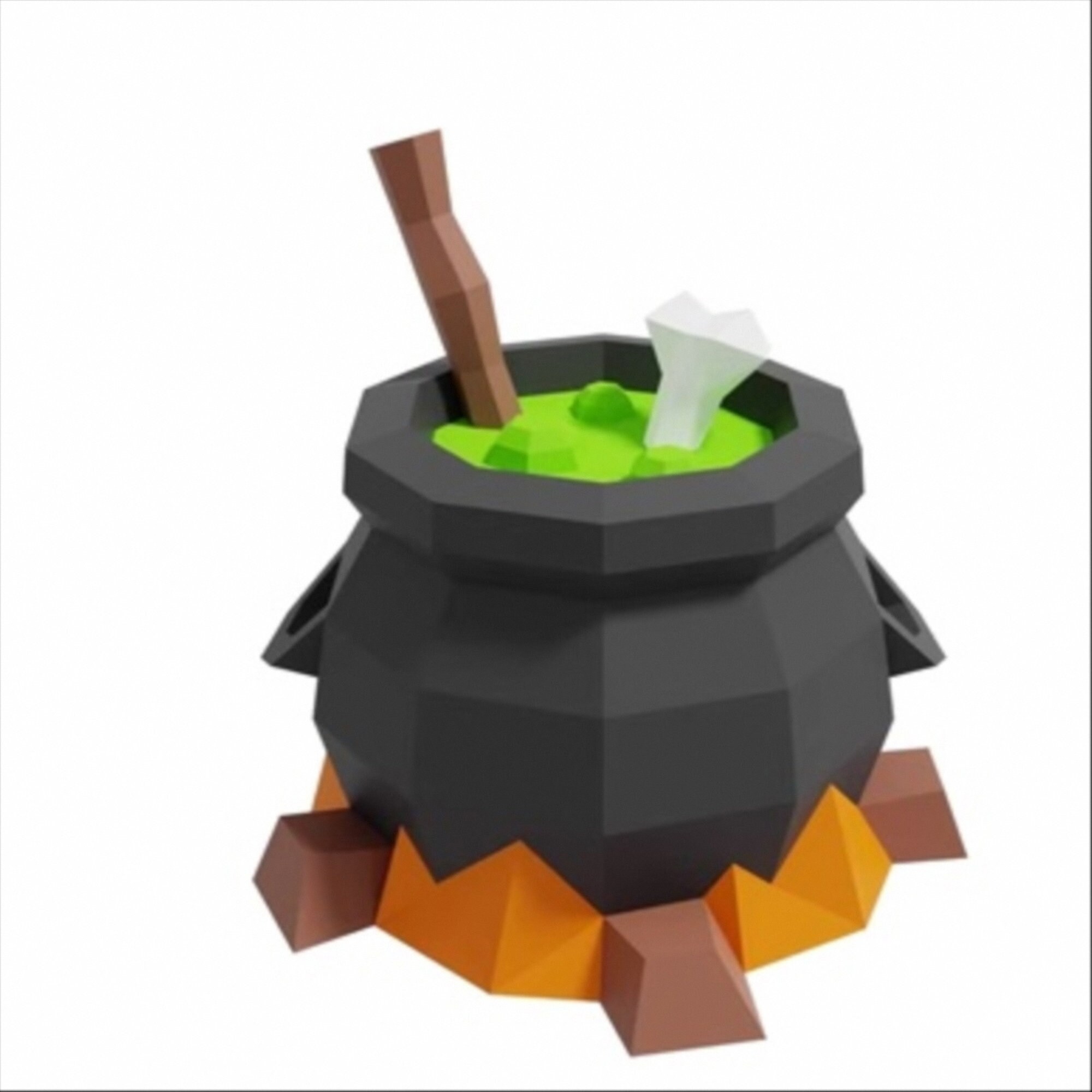 The Witch's Magic Pot Halloween Decoration Props Floor-to-ceiling ...