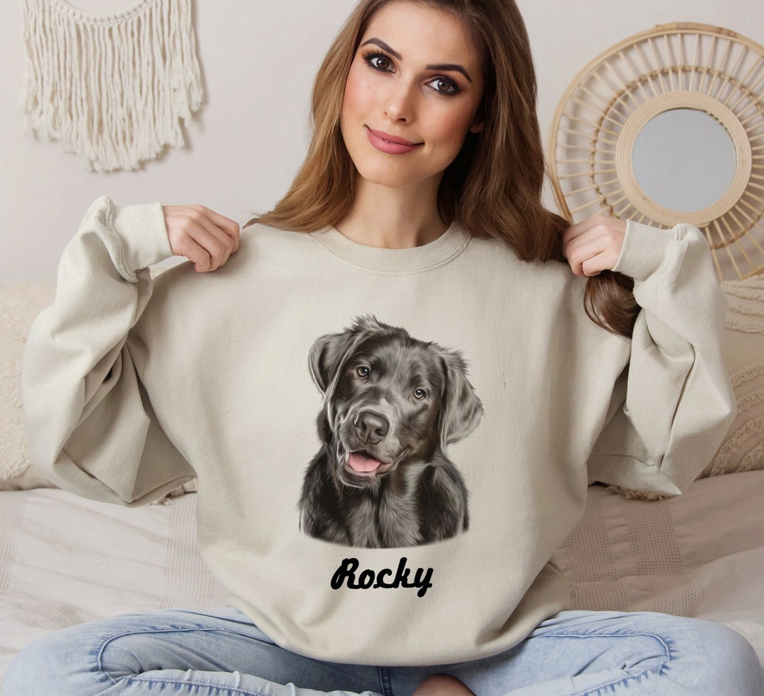 Custom Pet Sweatshirt, From Photo Custom Pet Sweatshirt, Personalized ...